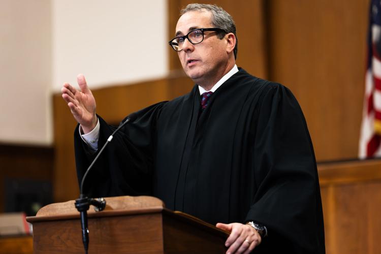 Photos: Chief Justice Bunn swears in Judge David D. Amsbary ...