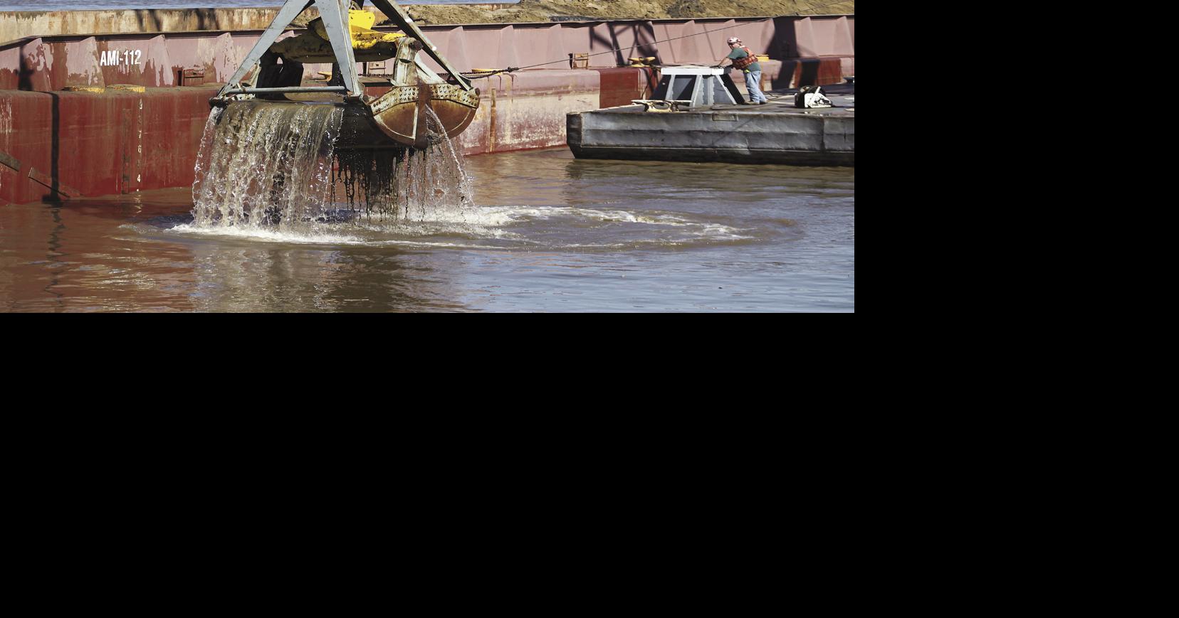 Dredging begins at junction of Guyandotte, Ohio rivers | News | herald ...