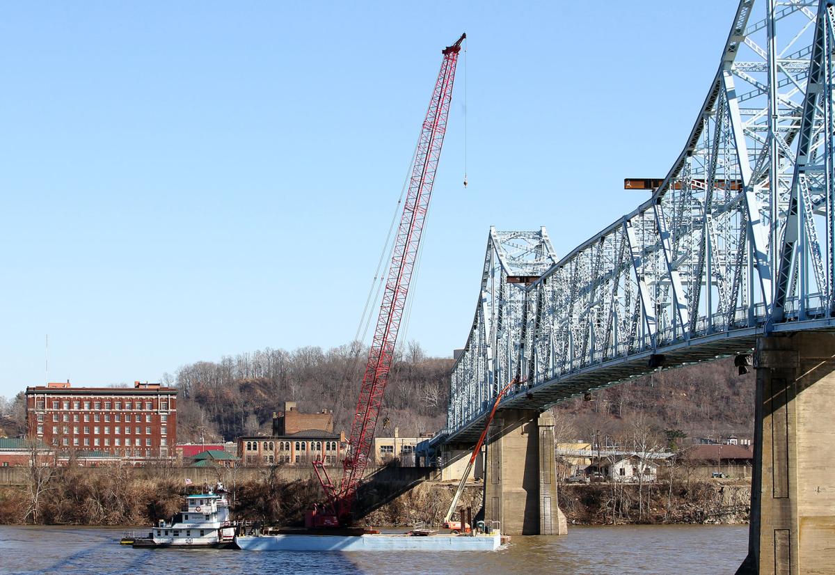 Demolition of old Ironton-Russell Bridge underway | Ohio News | herald ...