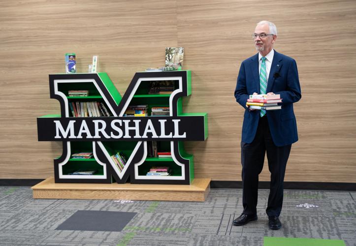 Marshall-themed Little Free Library installed at Yeager Airport | News ...