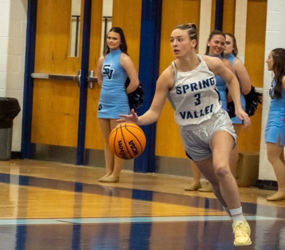Prep girls basketball: Spring Valley's Hutchison hits 1K in rout of ...