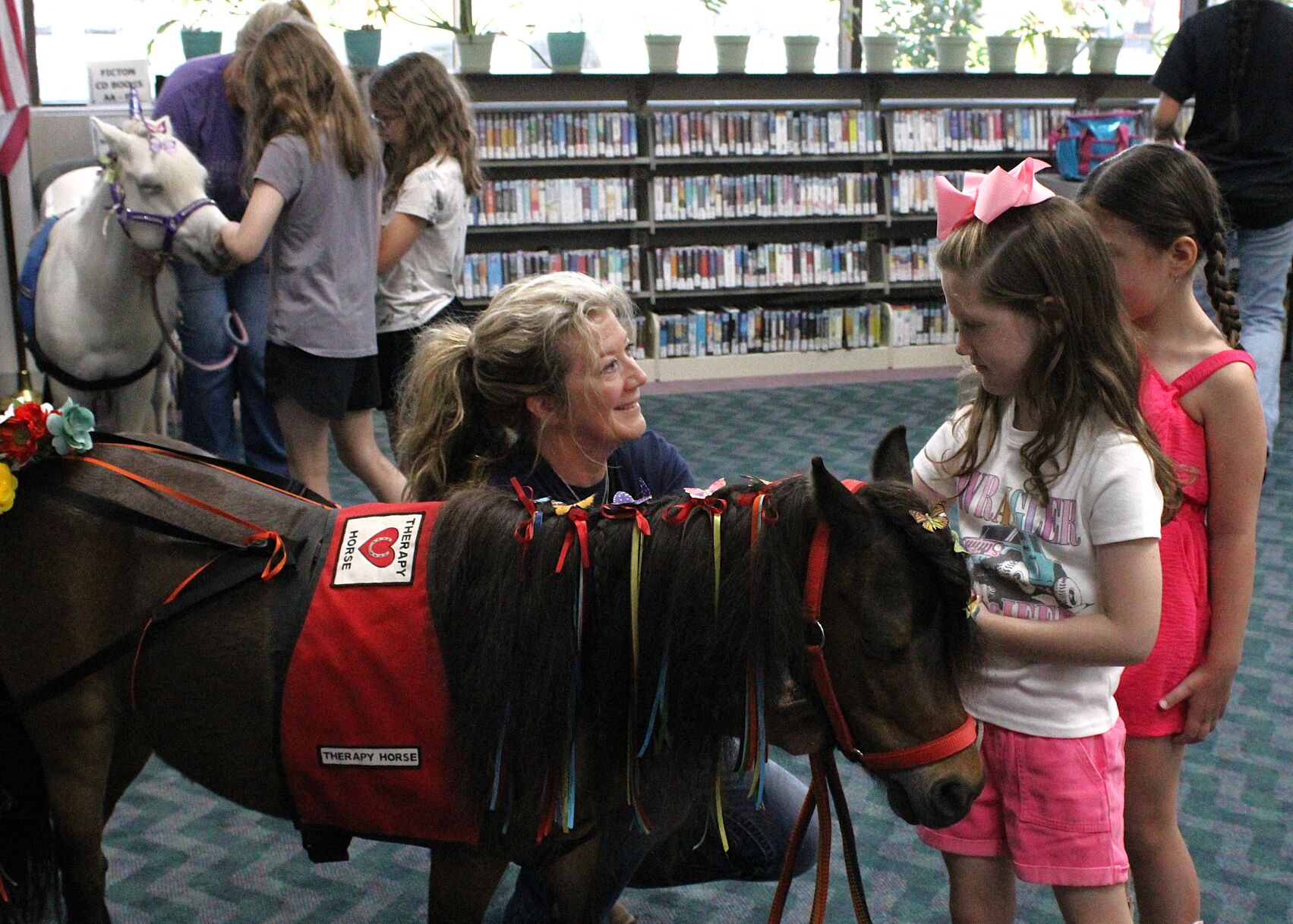 Itty Bitty Therapy horses bring big fun, education to library | Putnam ...