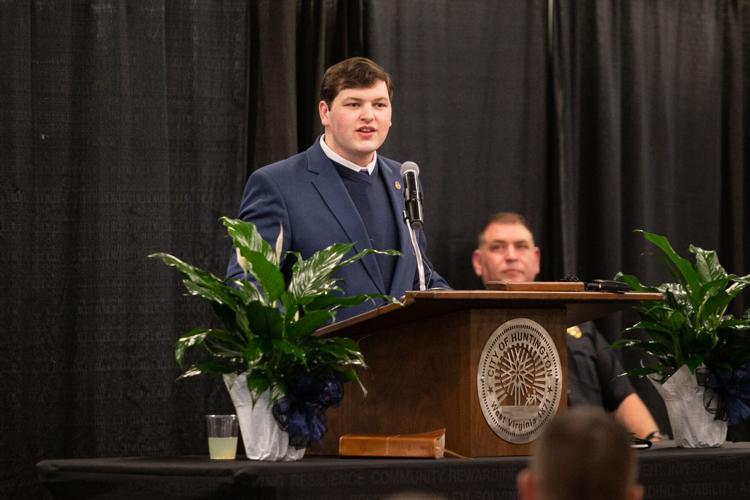 Photos: City of Huntington conducts swearing-in ceremony for police ...