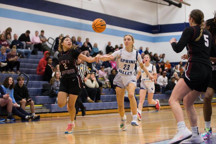 Photos: Girls high school basketball, Spring Valley vs. George ...