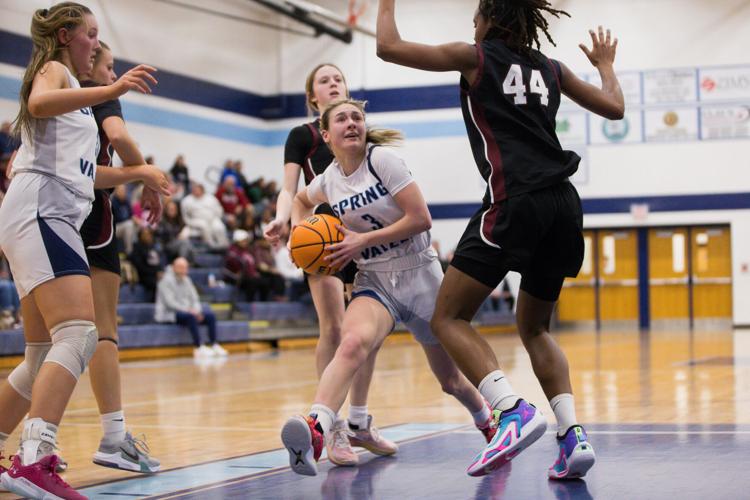 Photos: Girls high school basketball, Spring Valley vs. George ...