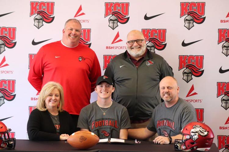 Tyson Hall becomes fifth Timberwolf to sign with KCU | High School ...
