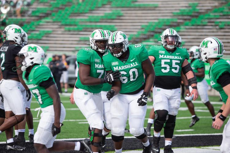 Photos: Marshall football conducts annual Green and White game ...