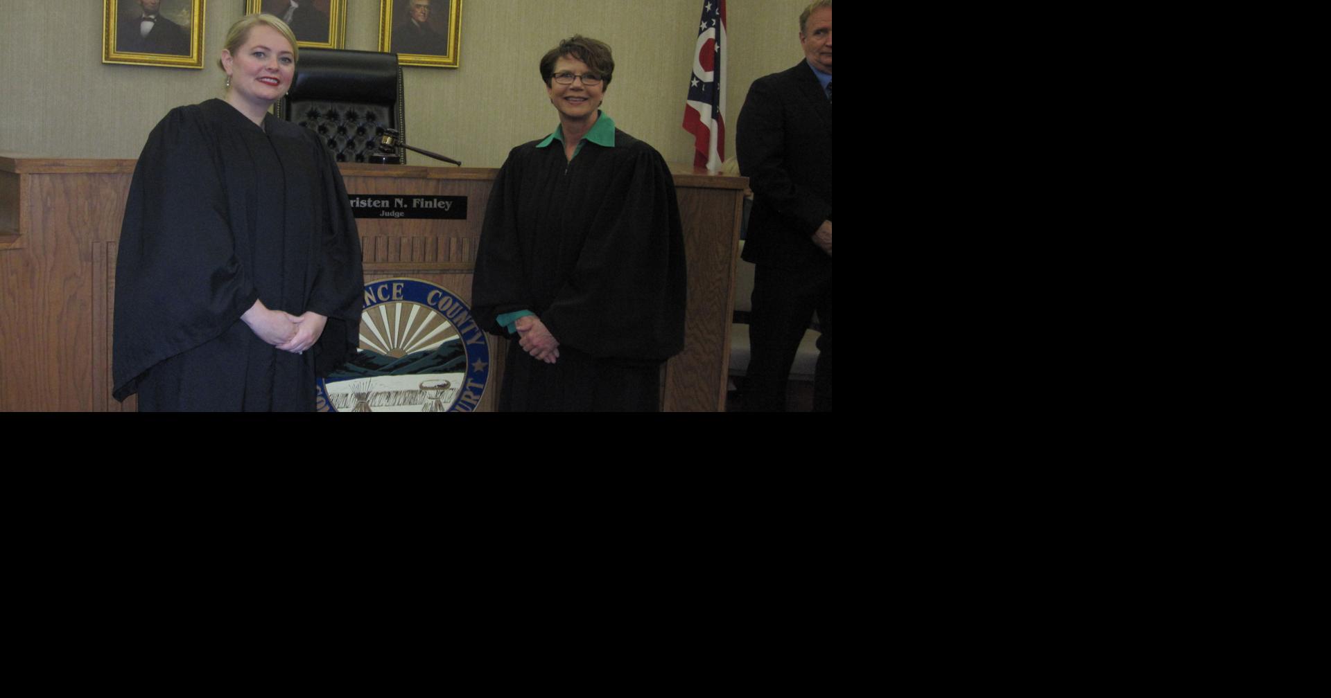 Finley sworn in as new Lawrence common pleas judge | Ohio News | herald ...