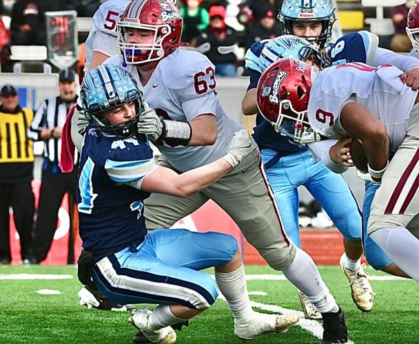 Prep football Class AA final: Frankfort defends title on trick play in ...