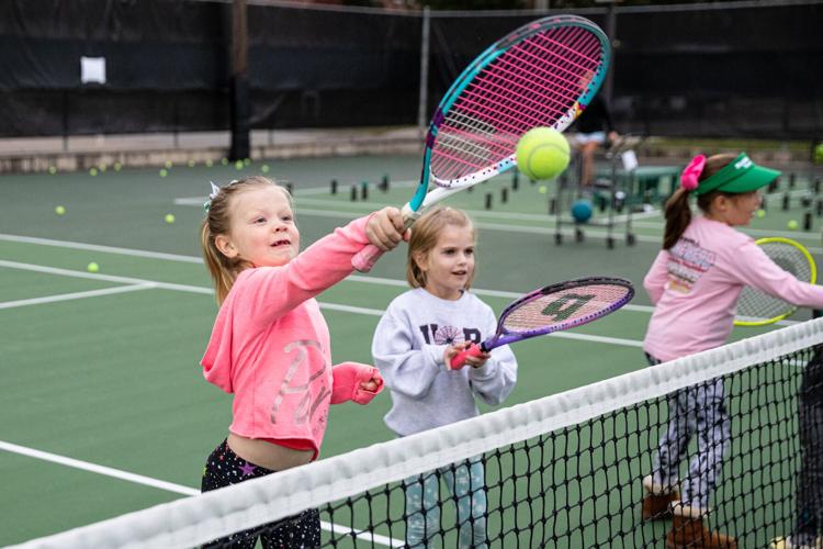 Photos: Marshall tennis team hosts Play with the Herd event ...