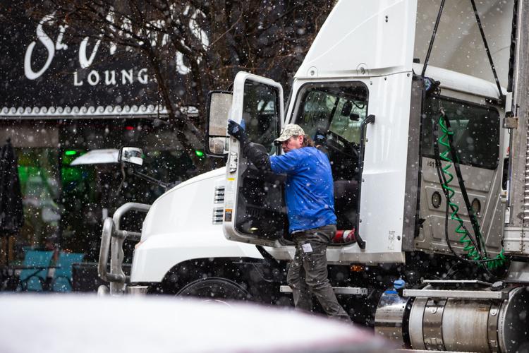 With lesser impacts locally, winter storm brings snow, ice through the ...