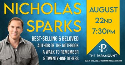 'The Notebook' author to speak at the Paramount Arts Center | Features ...