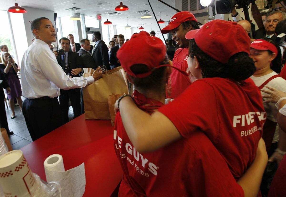 Gallery: Obama goes to Five Guys | News | herald-dispatch.com