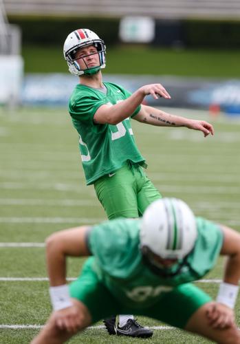 New kicker gets comfortable in Huntington | Marshall Sports | herald ...
