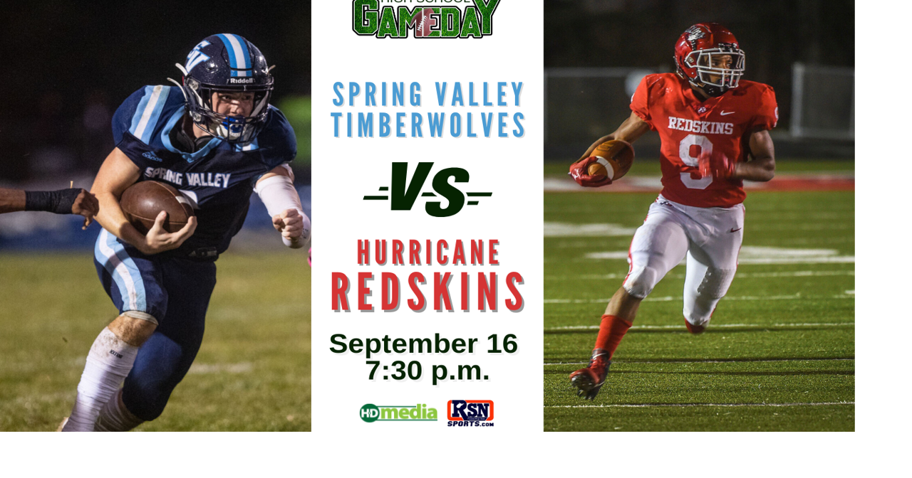 Hurricane Redskins vs. Spring Valley Timberwolves: Sept. 16, 2022 ...