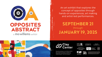 'Opposites Abstract: A Mo Willems Exhibit' debuts at the Clay Center ...