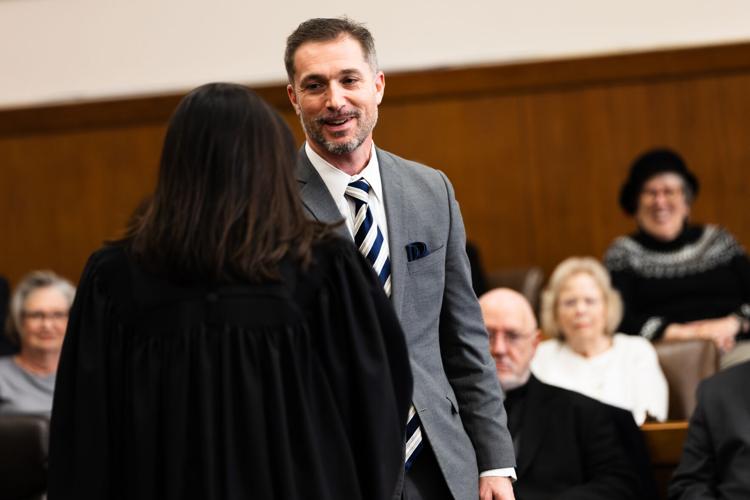 Photos: Chief Justice Bunn swears in Judge David D. Amsbary ...