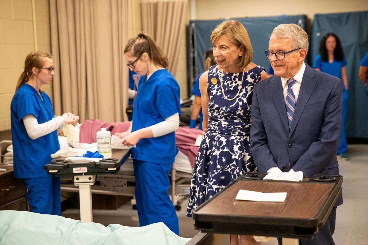 Photos: Ohio Governor Mike DeWine visits Collins Career Technical ...