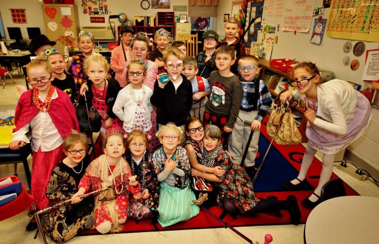 Eastbrook students dress as centenarians to celebrate 100th day of ...