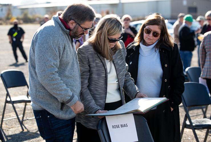 Photos: News conference regarding former ACF Industries site ...