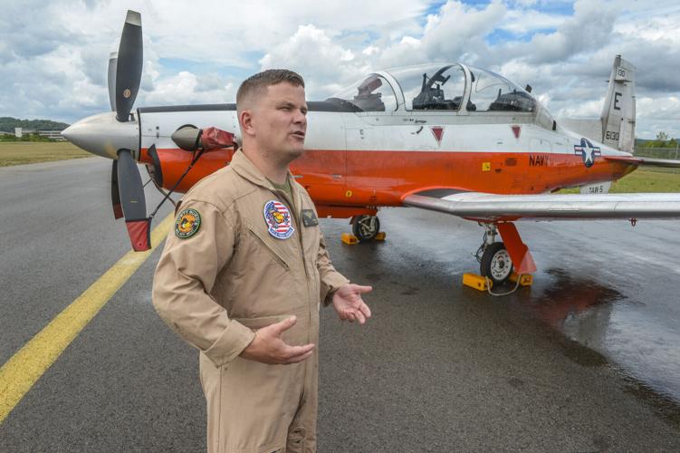 US Navy Training Squadron Two pilots at Yeager Airport | | herald ...