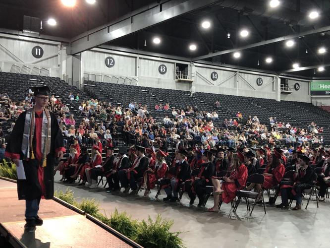 Wayne High School Class of 2025 graduates during ceremony in Huntington ...