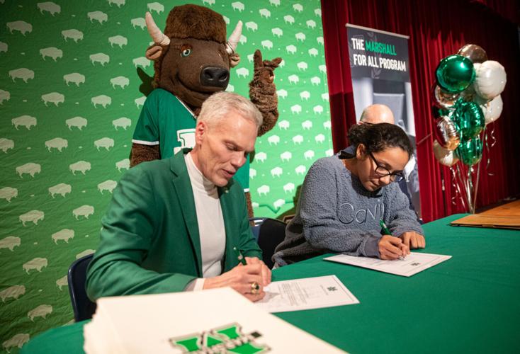 Photos: Marshall University kicks off high school tour | Multimedia ...