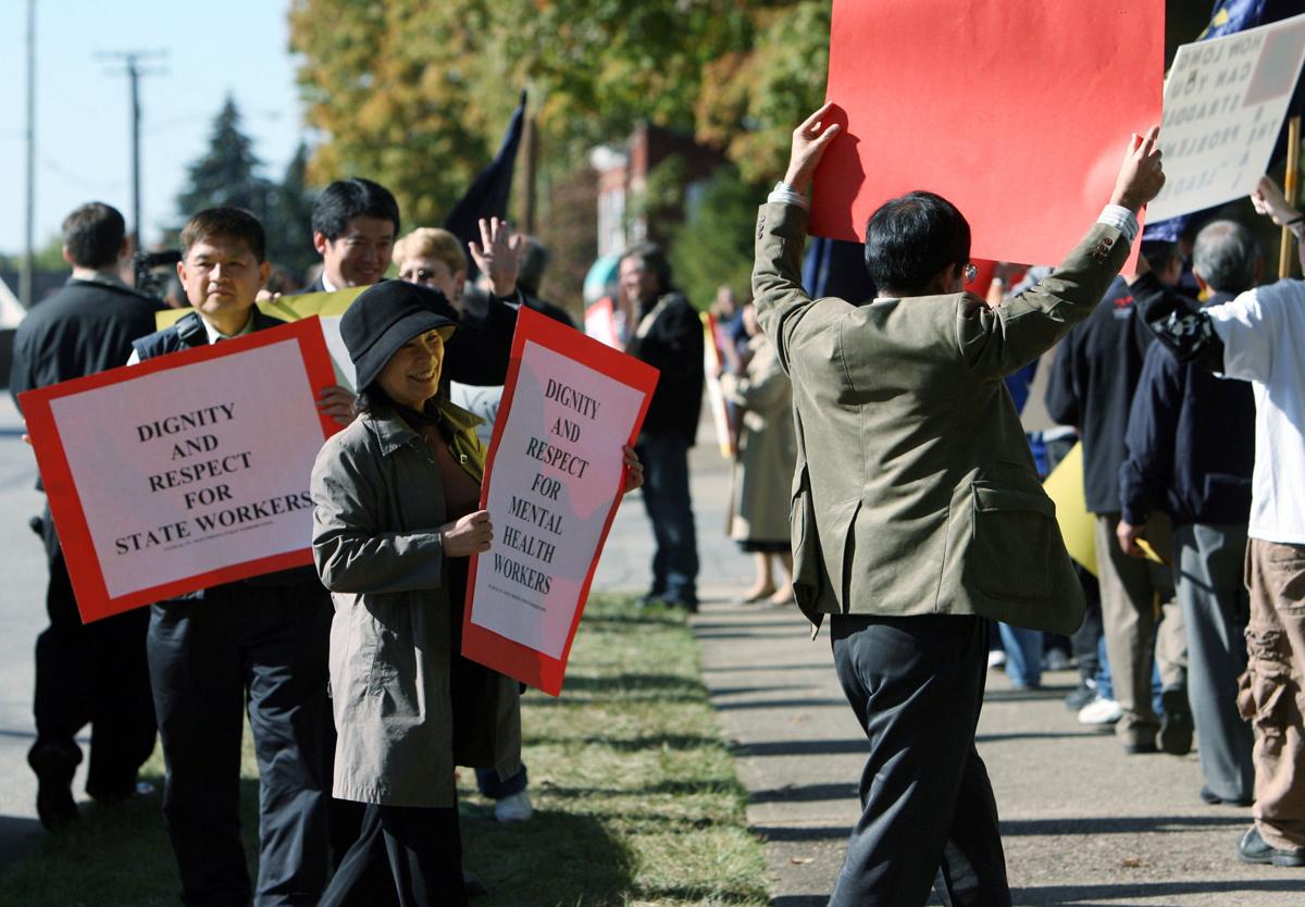 Gallery: Protest at Mitchell-Bateman Hospital | Photos News | herald ...