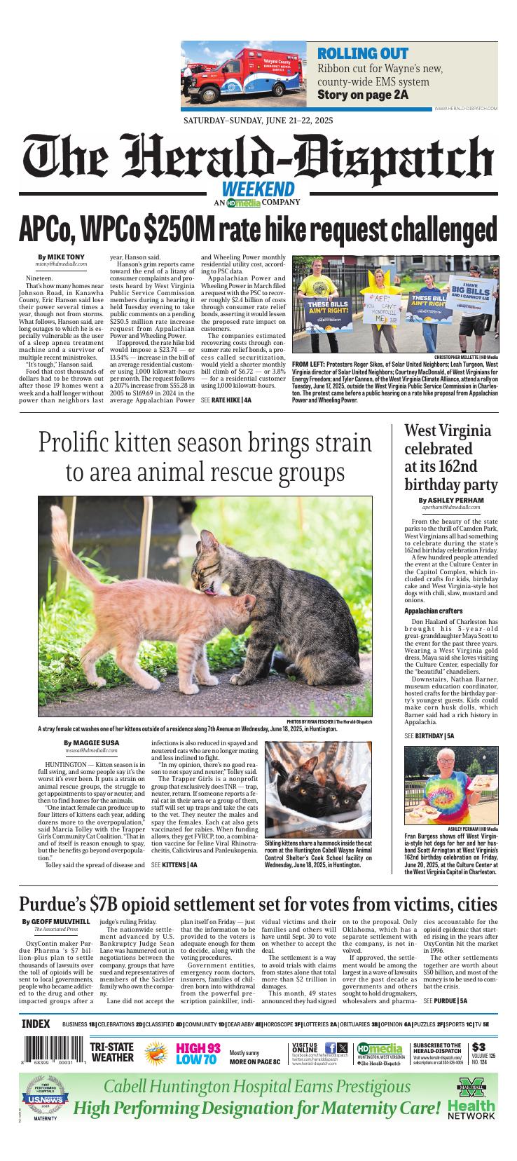 Page A1 | e-Edition | herald-dispatch.com