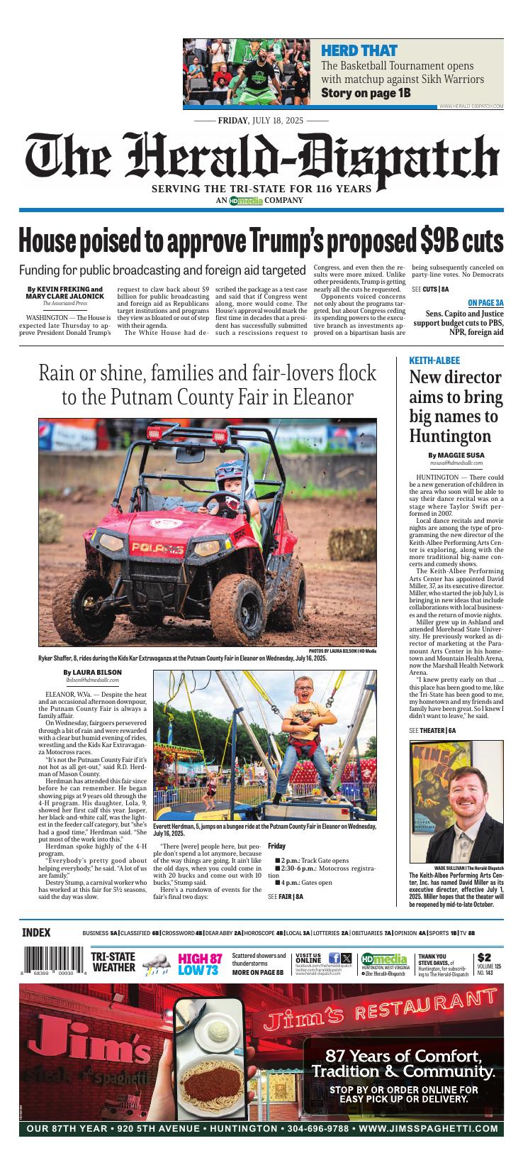 Page A1 | e-Edition | herald-dispatch.com