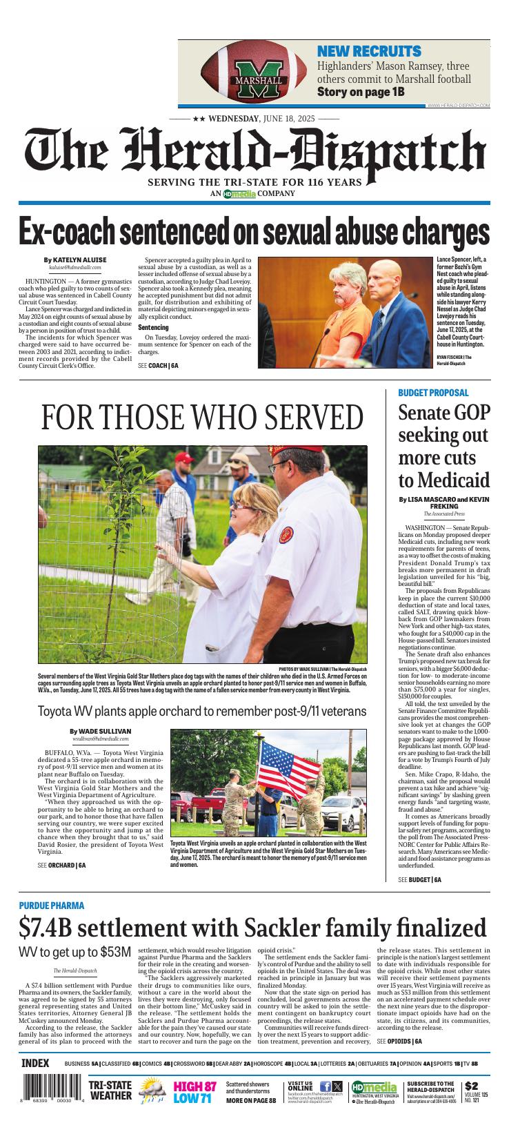 Page A1 | e-Edition | herald-dispatch.com