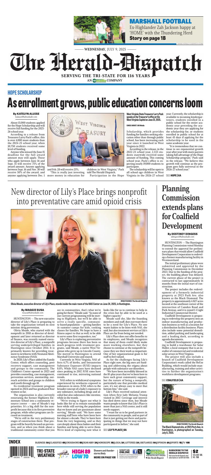 Page A1 | e-Edition | herald-dispatch.com