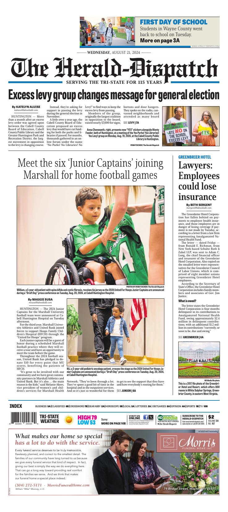 Page A1 | e-Edition | herald-dispatch.com