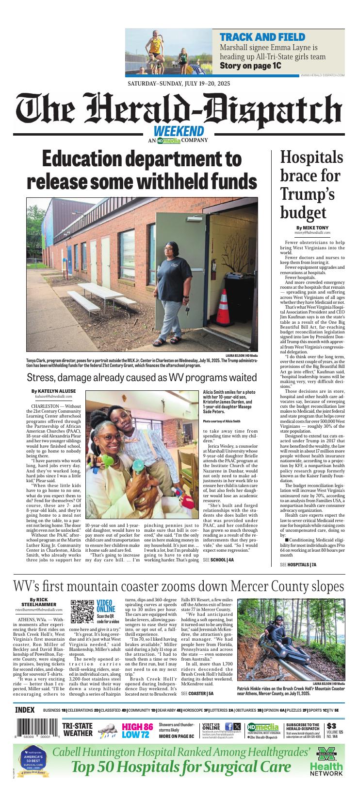 Page A1 | e-Edition | herald-dispatch.com