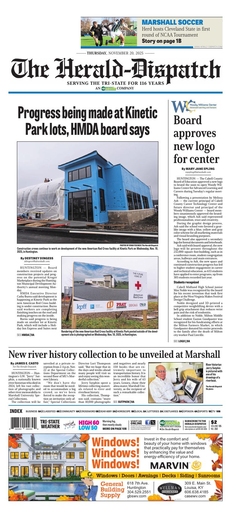 Page A1 | e-Edition | herald-dispatch.com