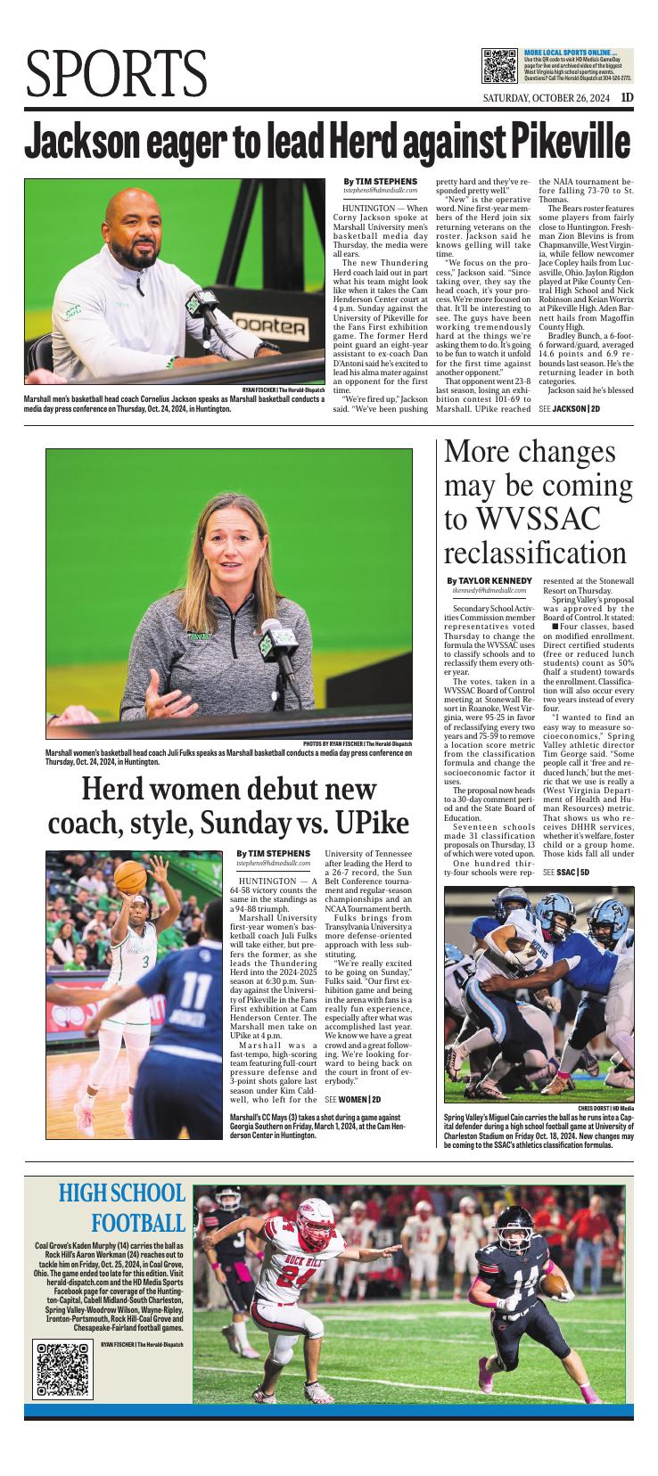 Page D1 | e-Edition | herald-dispatch.com