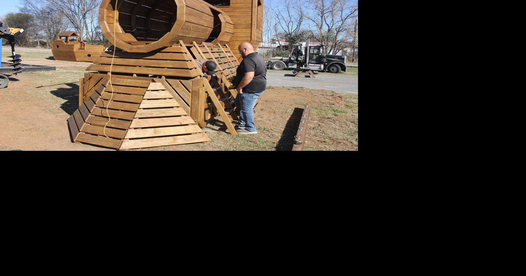 New playground equipment installed at Weddington Park | Local News ...