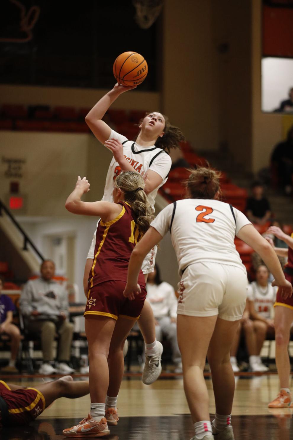 Virginia High girls defeat Graham in basketball