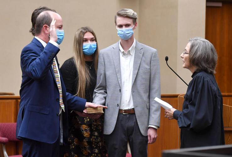 New General District Court Judge Lucas Hobbs attends investiture ceremony