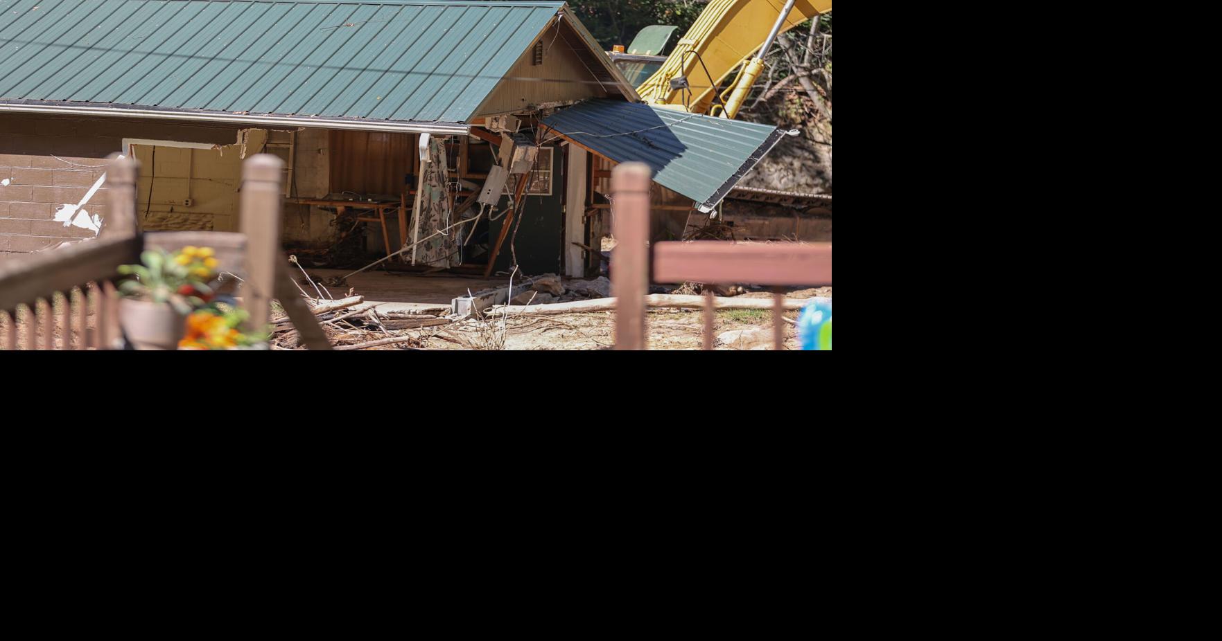 Taylors Valley slowly rebuilds after Hurricane Helene.