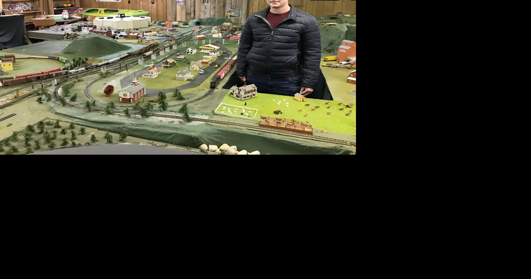 Ben Houser’s artistic talent shines through with massive model railroad ...