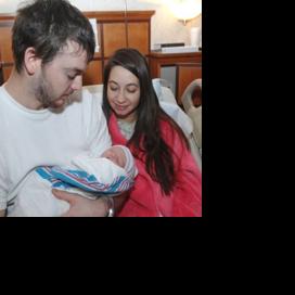 Stough Family Celebrates Bristol's First Baby Of New Year