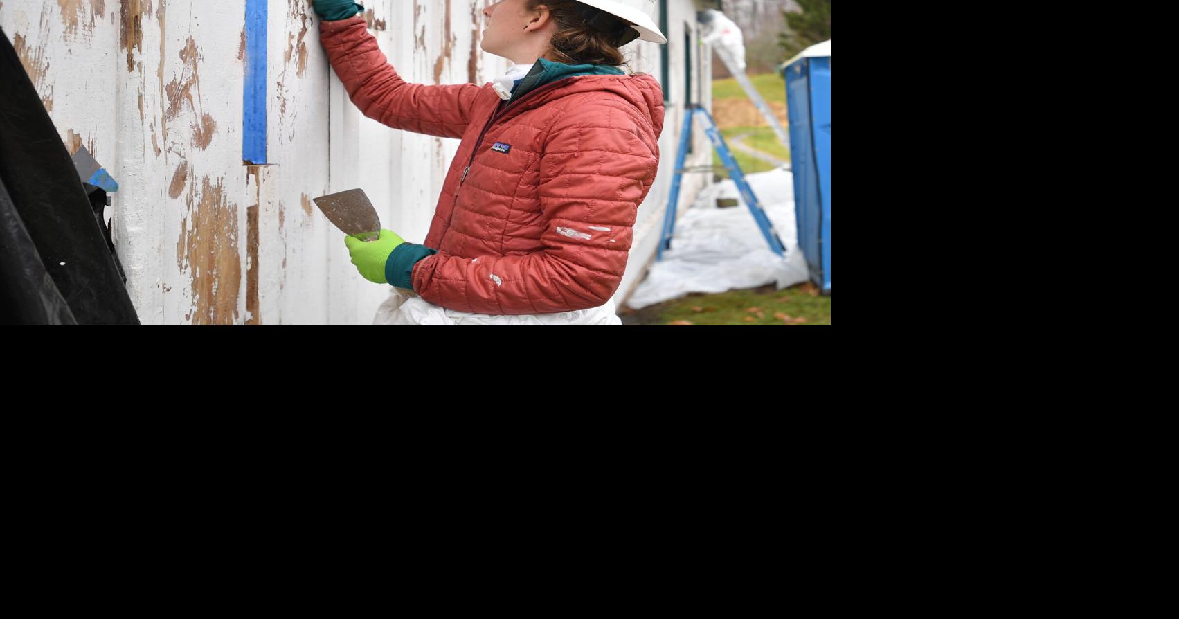 Watch Now - Volunteers work to restore last train depot on Creeper Trail