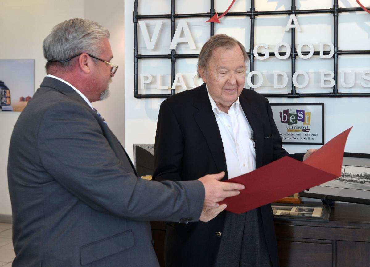 Proclamation Presented To Bristol Businessman Bill Gatton For 50 Years Of Service Lifestyles