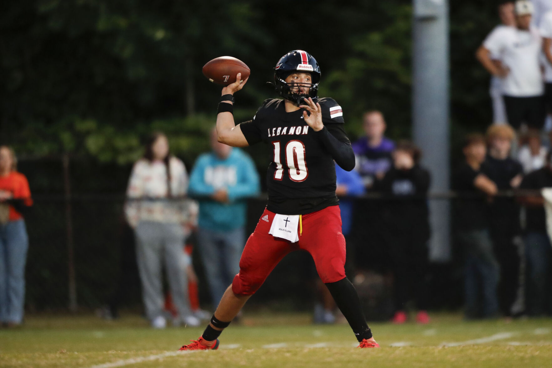 Lebanon's Mike Reece was perfectly precise passing pigskin