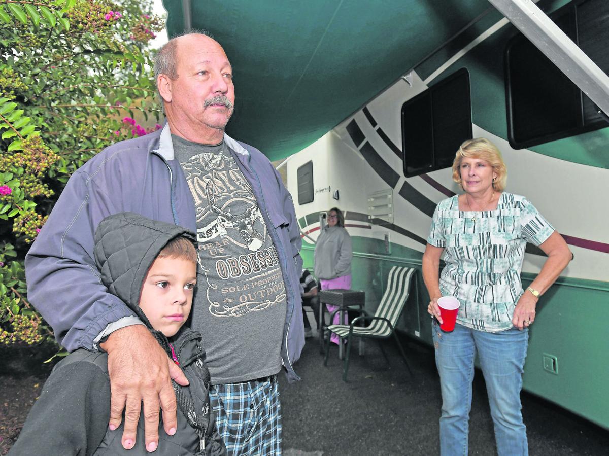 Hurricane Irma evacuees staying at BMS campground