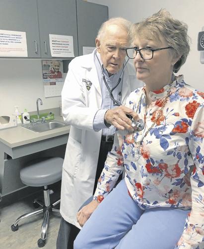 89-year-old Dr. James Patterson returns to practice at Mel Leaman Free ...