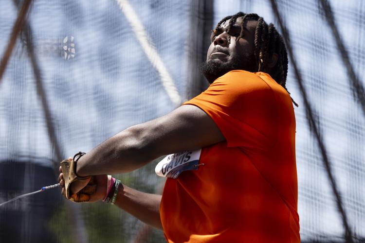 Keyandre Davis prepares for ACC indoor track and field meet