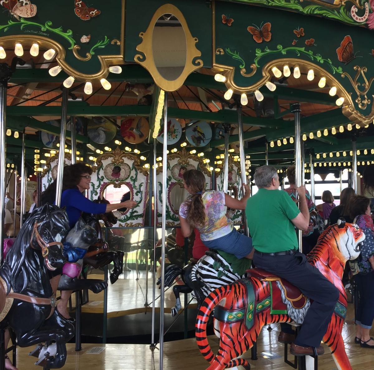 Free rides on the Kingsport Carousel