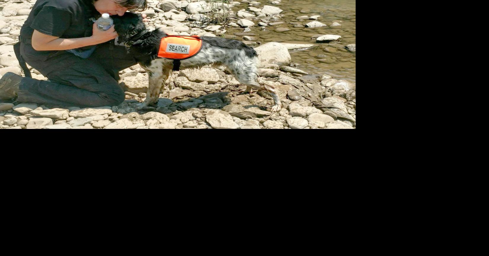 Handler talks about her lifelong passion of training cadaver dogs